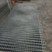 China Heavy Duty Hot Dip Galvanized Steel Industrial Grating 1000x1000mm 30mm Spacing for sale