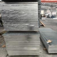 China Heavy Duty Hot Dip Galvanized Steel Industrial Grating 1000x1000mm 30mm Spacing for sale