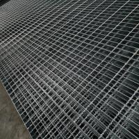 China Hot Dipped Galvanized Flat Bar Steel Grating 1000x1000mm 30mm Spacing for sale