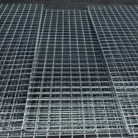 China Stainless Steel Grating 1000x1000mm 3mm Crossbar for Industrial Floor Decking for sale