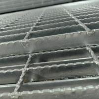 China Anti Slip Galvanized Welded Steel Floor Grating 1000x1000mm 30mm Pitch for sale
