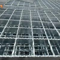 China Welded Steel Grating 30mm Pitch Bearing Bars Bright Surface YB/T4001.1-2007 for sale