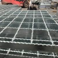 China Welded Steel Grating 30mm Pitch Bearing Bars Bright Surface YB/T4001.1-2007 for sale