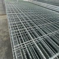 China Welded Hot Galvanized Steel Grating 30mm Pitch YB/T4001.1-2007 Flat Bar Industrial Floor Decking for sale