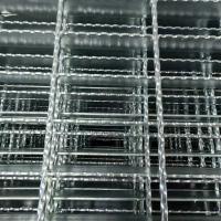 China Welded Hot Galvanized Steel Grating 30mm Pitch YB/T4001.1-2007 Flat Bar Industrial Floor Decking for sale