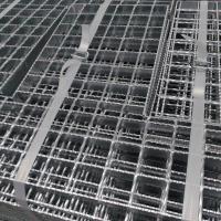 China 3mm Cross Bar Machine Pressure Welded Steel Grating 1000x1000mm Flat Bar Grating for sale
