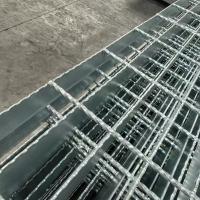 China Industrial Steel Floor Grating 30mm Bearing Bar Spacing Hot Dipped Galvanized 3mm Cross Bar for sale