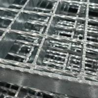 China Bright Flat Bar Industrial Steel Floor Decking Grating YB/T4001.1-2007 Standard Since 1990 for sale