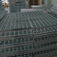 China 3mm Cross Bar Industrial Steel Decking Grating 30mm Bearing Bar Pitch YB/T4001 for sale