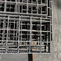 China Hot Galvanized Steel Floor Decking Non-Slip Grating Flat Bar 30mm Pitch 1000x1000mm for sale