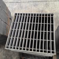 China 30mm Pitch Stainless Steel Flat Bar Grating 1000x1000mm Non-Slip Industrial Flooring for sale