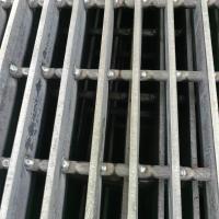 China 30mm Pitch Stainless Steel Flat Bar Grating 1000x1000mm Non-Slip Industrial Flooring for sale