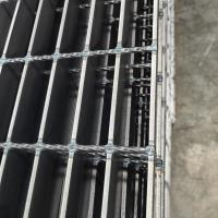 China Hot Dipped Galvanized Steel Grating 30mm Bearing Bar Pitch Welded Floor Decking for sale