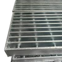 China YB/T4001.1-2007 Standard 30mm Non Slip Steel Floor Grating 1000x1000mm Bright Surface for sale