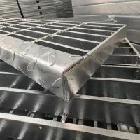 China 30mm Pitch Flat Stainless Steel Bar Grating 1000x1000mm ISO9001 for sale