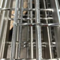 China Hot Galvanized Steel Grating YB/T4001.1-2007 30mm Bearing Bar Spacing Industrial Flooring for sale
