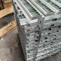 China Customized Size Anti Slip Grating Serrated Bearing Bar 32x5mm Heavy Duty Walkway for sale