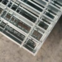 China Heavy Duty Steel Grating 30x5mm Bearing Bar Hot Dip Galvanized Anti Slip Floor Grating for sale