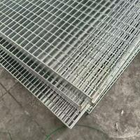 China Serrated Bar Grating 11W4 Anti Slip Steel Grating Hot Dip Galvanized 25x5mm Bearing Bar for sale
