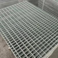 China Steel Grating Stair Treads 15W 2 Serrated Anti Slip for Patios Balconies Industrial Walkway for sale