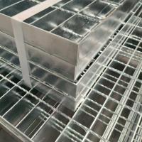 China Industrial Steel Grating 25x5mm Bearing Bar Hot Dip Galvanized Heavy Duty Grating for sale