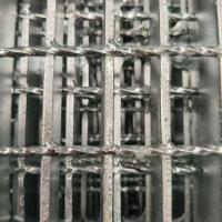 China Industrial Steel Grating 40-130mm Cross Bar Pitch Hot Dip Galvanized Platform for sale
