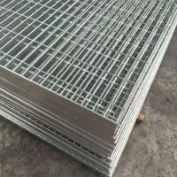 China Galvanized Steel Grating 25x5mm Bearing Bar 30mm Pitch for Industrial Platforms for sale