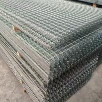 China Powder Coated Steel Grating 32x5mm Heavy Duty Anti Slip Drainage Grating YB/T4001-2007 for sale