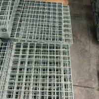 China Stainless Steel Grating Heavy Duty 32x5mm Anti-Slip Welded Grid Plate YB/T4001-2007 for sale