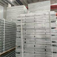 China Heavy Duty Welded Steel Grating 50mm 100mm Bar Spacing Industrial Flooring for sale