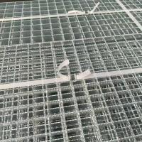 China Stainless Steel Grating 32x5mm Heavy Duty Anti-Slip Grating YB/T4001-2007 for sale