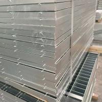 China Lightweight Steel Grating 30mm 40mm Flat Bar Spacing Welded Carbon Steel Platform for sale