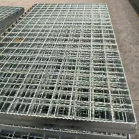China Interlocking Steel Grating 25x3mm Hot Dip Galvanized Platform Grating for sale