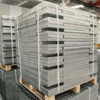 China Heavy Duty Steel Grating 30mm Pitch Serrated YB/T4001-2007 Custom Sizes for sale