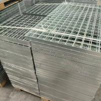 China Heavy Duty Steel Grating 32x5mm Hot Dip Galvanized Load Bearing 5 Ton Platform Grating for sale