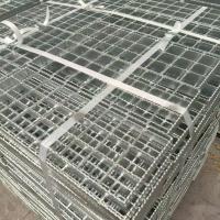 China Heavy Duty Steel Grating 30mm Pitch Serrated YB/T4001-2007 Custom Sizes for sale