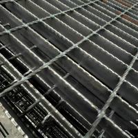 China PVDF Painted Heavy Duty Steel Grating Plate 8mm Bearing Bar 400x1200mm for sale