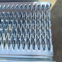 China Serrated Steel Grating 50mm 100mm Bar Spacing Welded Pressure Locked Industrial Flooring for sale