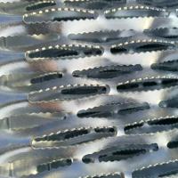 China Serrated Steel Grating 25mm Bearing Bar Pitch Heavy Duty Anti Slip for Industrial Flooring for sale