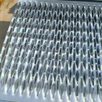 China Serrated Steel Grating 25mm Bearing Bar Pitch Heavy Duty Anti Slip for Industrial Flooring for sale