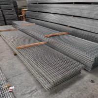 China Silver Rectangular Anti Slip Grating High Load Capacity 24x36 Inch Galvanized Steel for sale