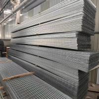 China Silver Rectangular Anti Slip Grating High Load Capacity 24x36 Inch Galvanized Steel for sale