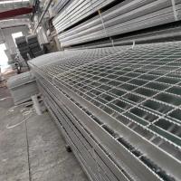 China Silver Rectangular Anti Slip Grating High Load Capacity 24x36 Inch Galvanized Steel for sale
