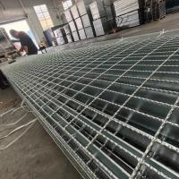 China Heavy Duty Galvanized Steel Bar Grating 30mm Pitch 1000x1000mm for Industrial Walkways for sale