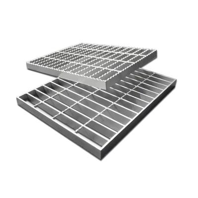 China 30mm Pitch Hot Galvanized Steel Grating Floor Decking 1000x1000mm for Industrial Area for sale