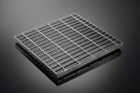 China ZHUOTE 30mm Pitch Flat Steel Grating 1000x1000mm Hot Galvanized Non-Slip Stainless Steel for sale