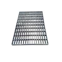 China ZHUOTE 30mm Pitch Flat Steel Grating 1000x1000mm Hot Galvanized Non-Slip Stainless Steel for sale