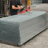China Serrated Galvanized Steel Grating Grid Anti-Slip Walkway 1-6mm Thickness 120-1220mm Width for sale