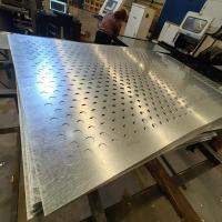 China Stainless Steel Industrial Grating 1000x1000mm 30mm Bearing Bar Spacing YB/T4001.1-2007 for sale
