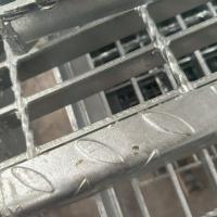 China Laser Cut Steel Grating Bearing Bar 25x5mm Hot Dip Galvanized for Industrial Platforms for sale